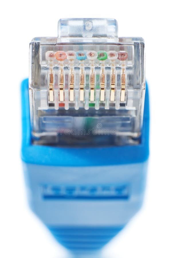 Connector LAN Ethernets stock photo. Image of technology - 22107204