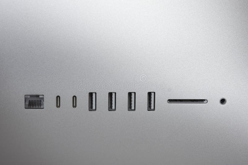 Audio ports stock photo. Image of isolated, mainboard - 14218752