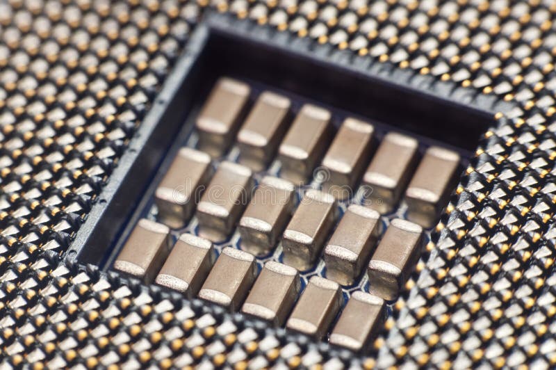 Connector for the Processor Stock Image - Image of board, system: 64490865