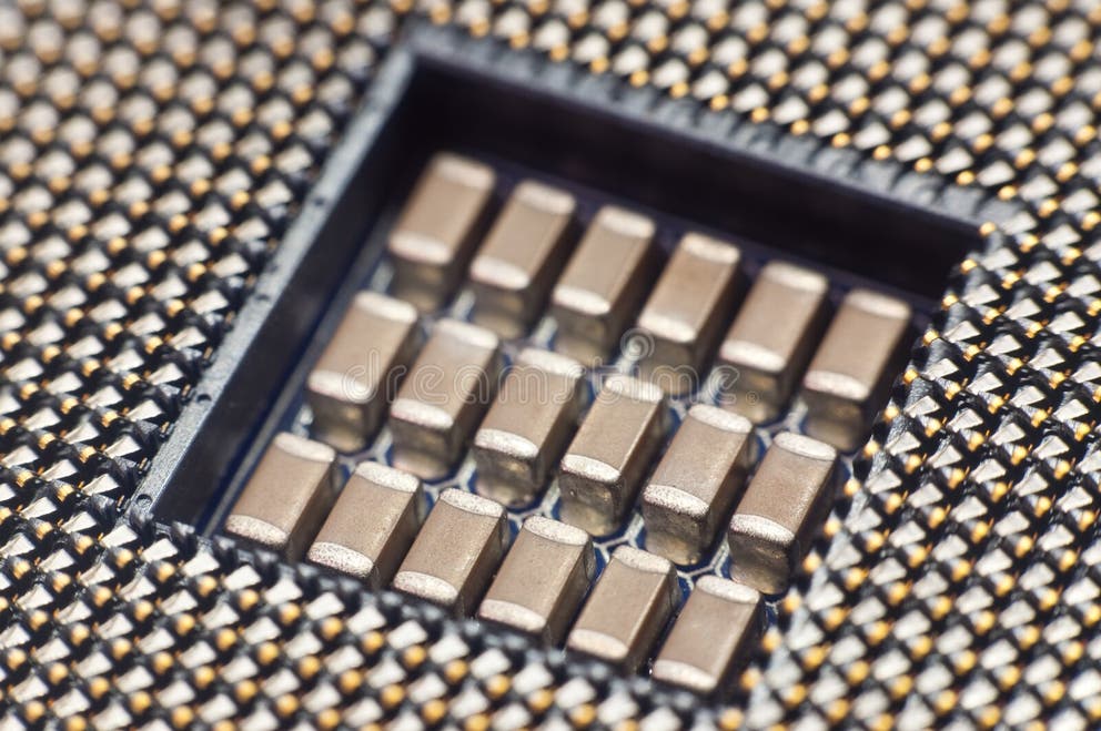 Connector for the Processor Stock Image - Image of board, system: 64490865