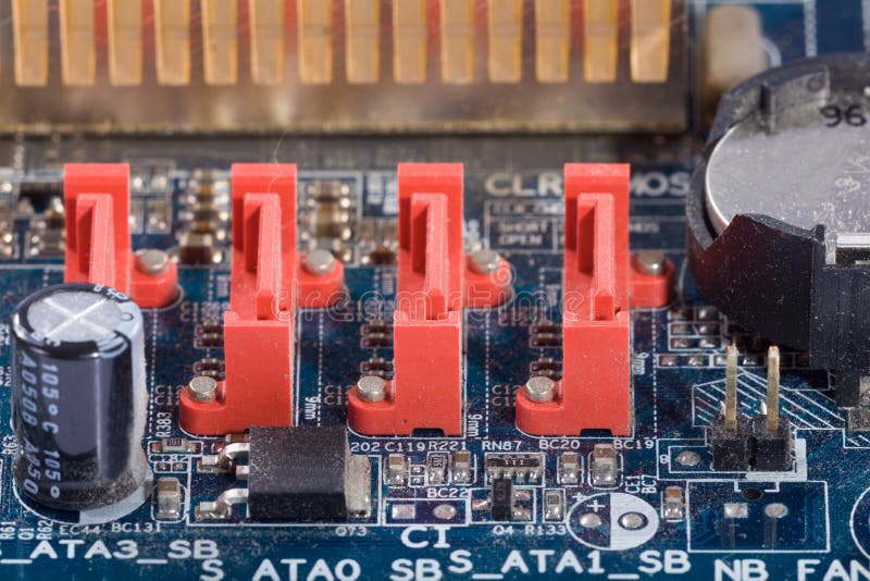 Connector SATA stock image. Image of macro, connection - 16953337