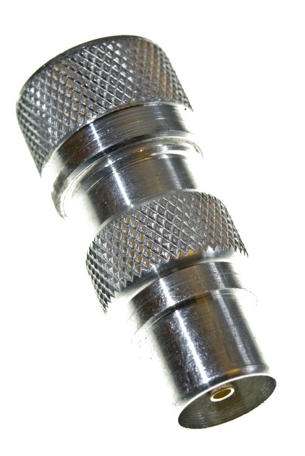 Connector for TV stock image. Image of closeup, isolated - 13011161