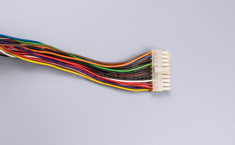 Connector with Wires of Different Colors To Power Various Components of ...
