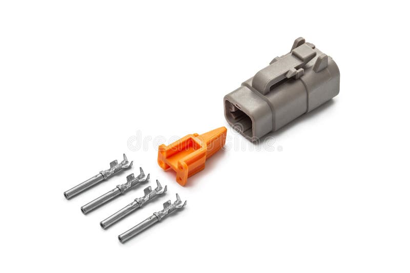 Connector for Wiring in Industry Stock Image - Image of installation ...