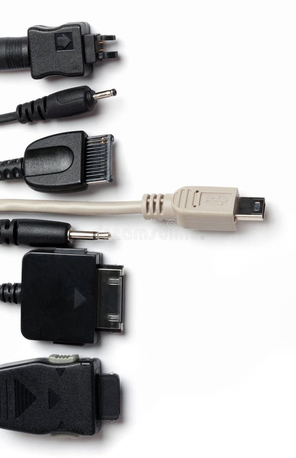 Connectors stock image. Image of accessories, data, audio - 18583323