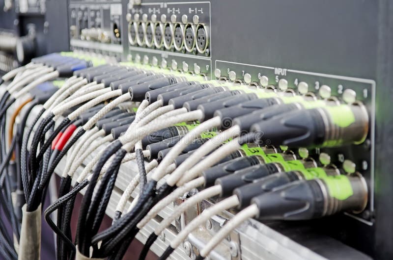 Connectors stock photo. Image of electrical, input, communication ...