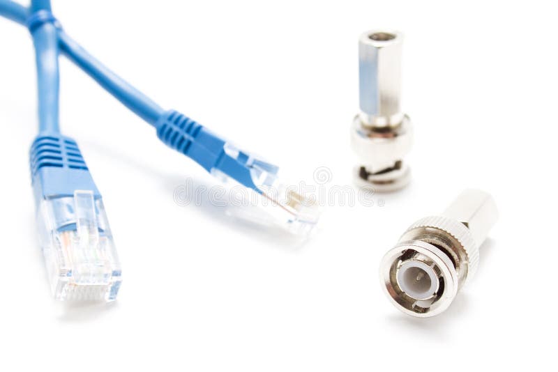 Connectors stock image. Image of coaxial, network, intranet - 6016269