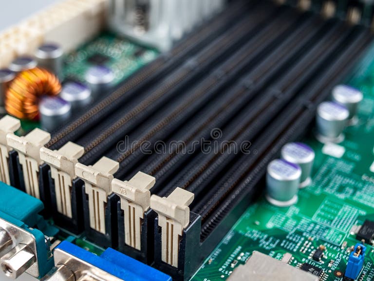 Connectors on the Board for Connecting DIMM Modules, the Form Factor of ...