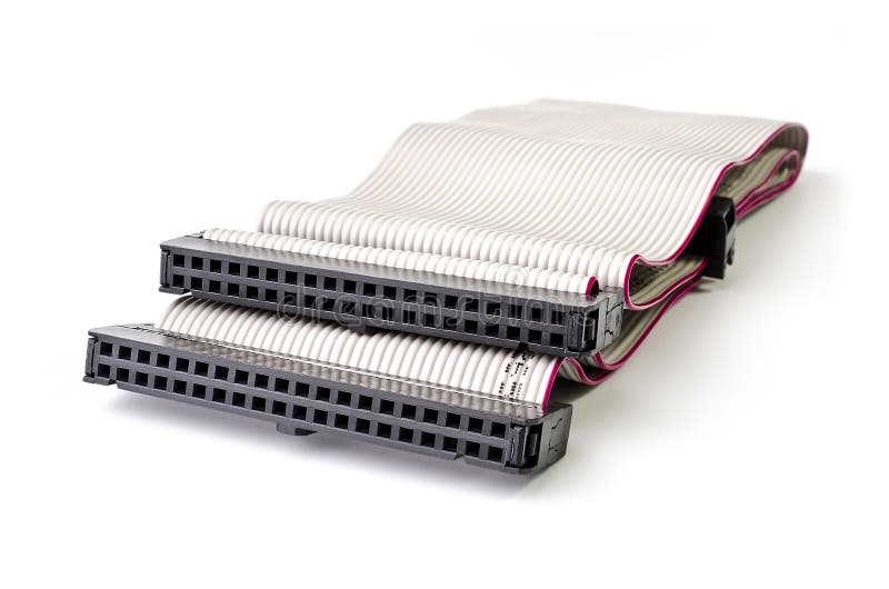 Connectors Cable ATA And IDE Interface For Computer Stock Photo - Image ...