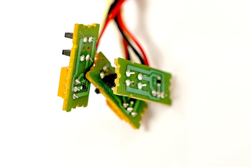 Connectors of Computer or of Other Electronic Devices Close Up Stock ...