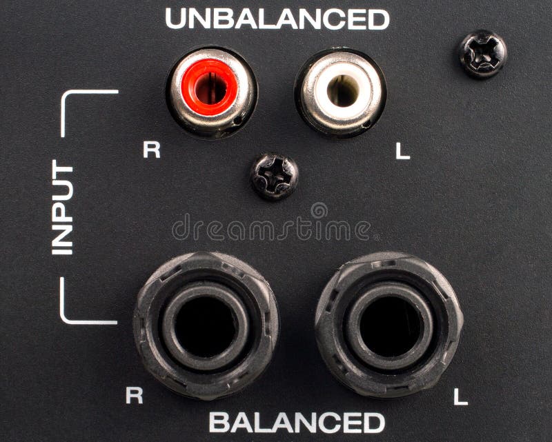 Connectors for Connecting a Sound Source To an Active Speaker System ...