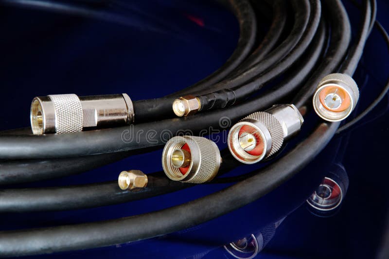 Connectors stock photo. Image of frequency, black, transmission - 79078608