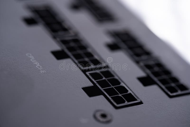 Power Supply Unit from a Personal Computer Stock Image - Image of chip ...