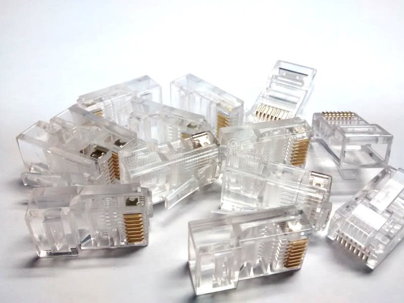 Connectors RJ45 stock image. Image of internet, connectors - 63856679