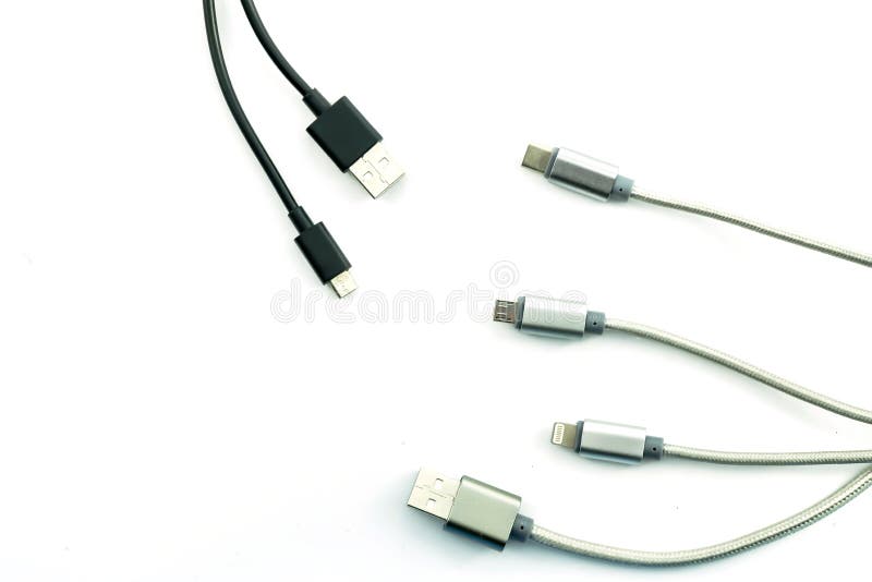Connectors and Sockets for PC and Mobile Devices.USB Micro Cables on ...