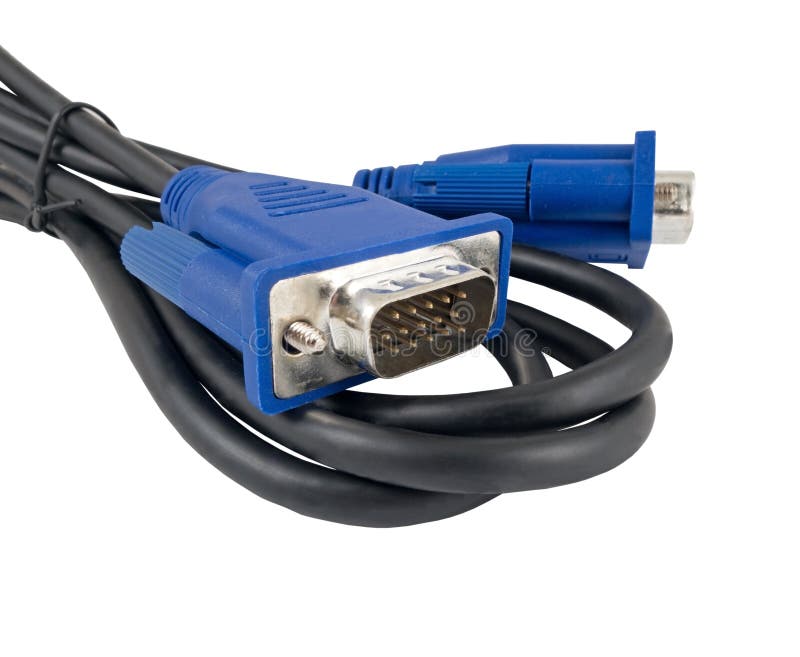 217 Vga Input Cable Connector White Cord Stock Photos - Free & Royalty ...