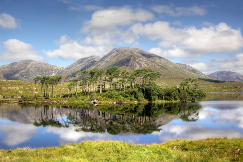 Connemara Landscape stock photo. Image of reflection - 28137036