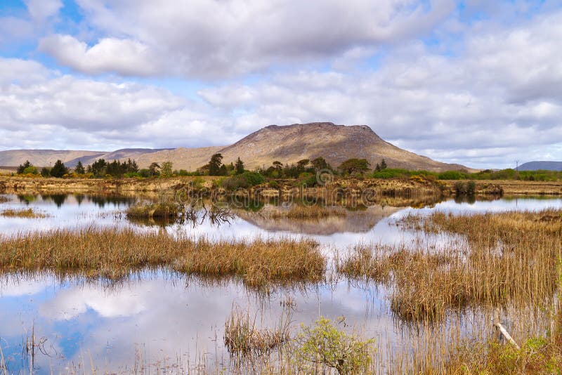 Connemara national park stock image. Image of clouds - 24529013