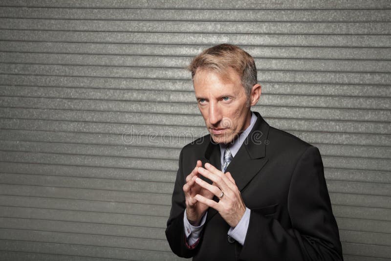 Conniving businessman stock image. Image of body, breasted - 9984305