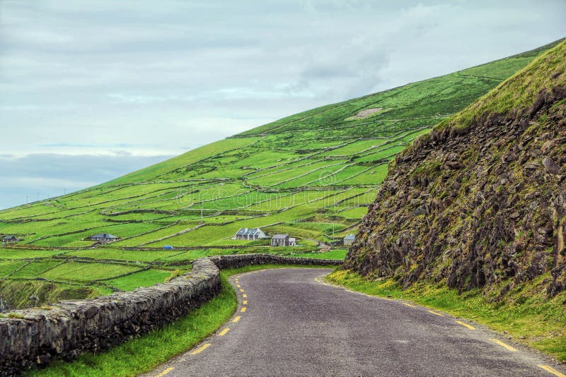Connor Pass, Ireland stock photo. Image of coastline - 61688606