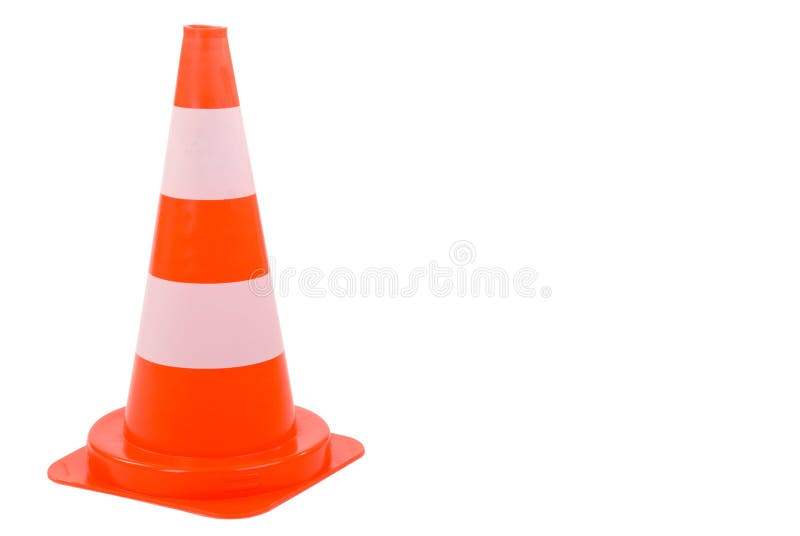 Cono di sicurezza. immagine stock. Immagine di avvertimento - 13805999