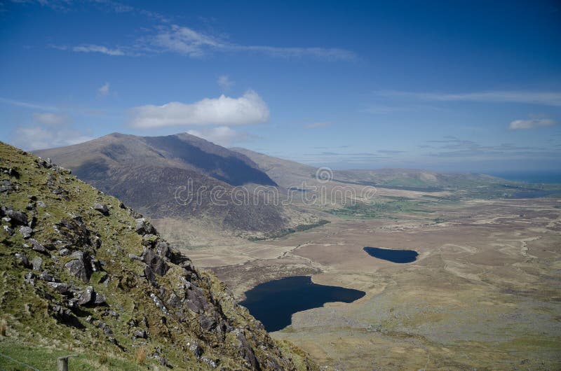 Conor Pass, Dingle,kerry,Ireland Stock Image - Image of pony, clouds ...