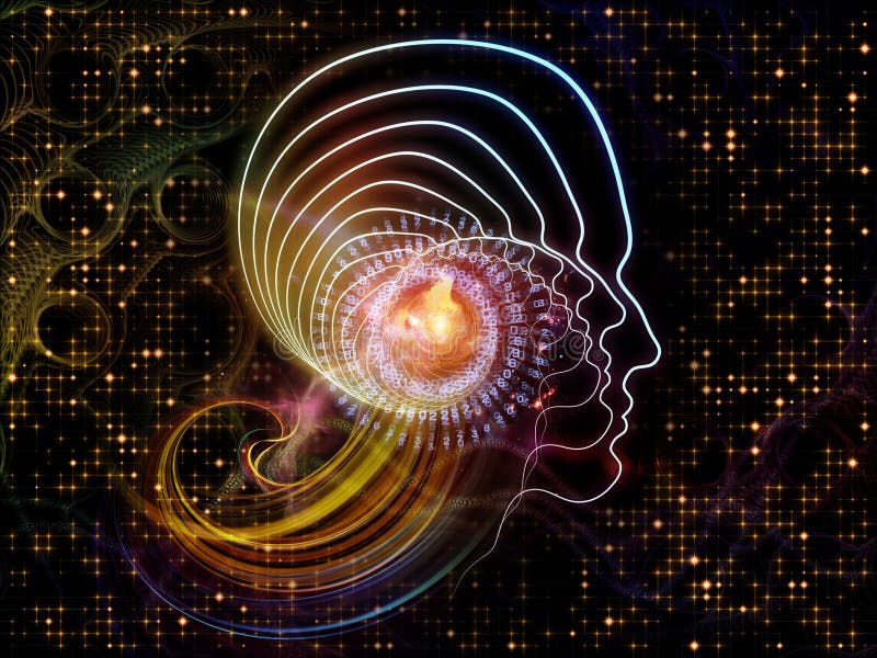 Conoscenza metaforica illustrazione di stock. Illustrazione di uomo ...