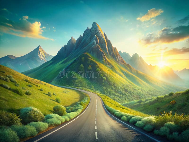 Conquering the Summit of Success a Visual Journey through Aspiration ...