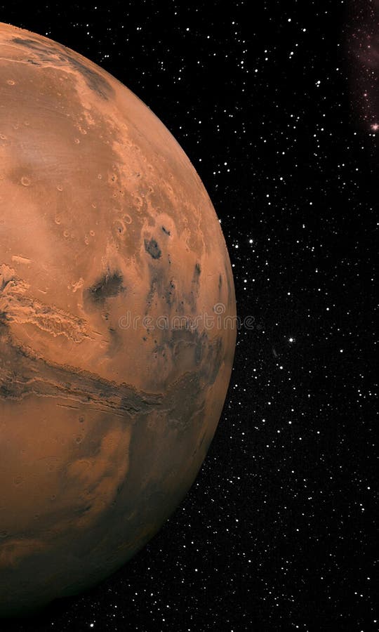 Conquest of Mars the Red Planet Stock Image - Image of composite, away ...