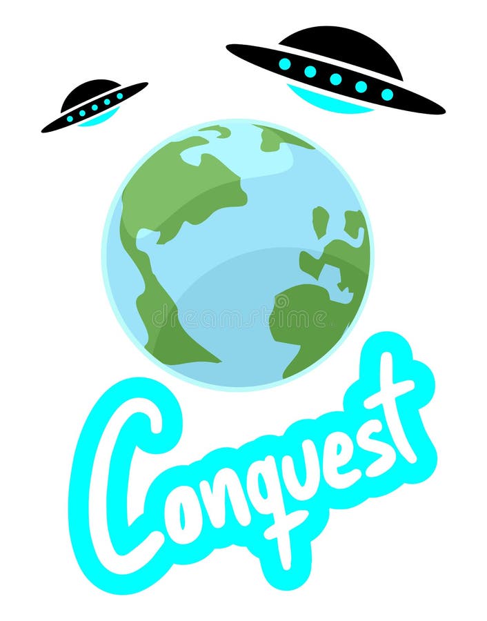 Conquest world stock vector. Illustration of planet, style - 38934581
