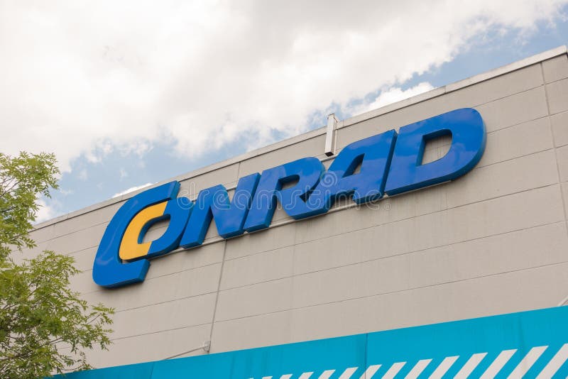 Conrad Electronics Retailer Logo Editorial Image - Image of sign ...