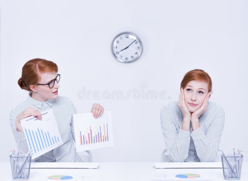 Conscientious and Distracted Worker Stock Photo - Image of worker, good ...