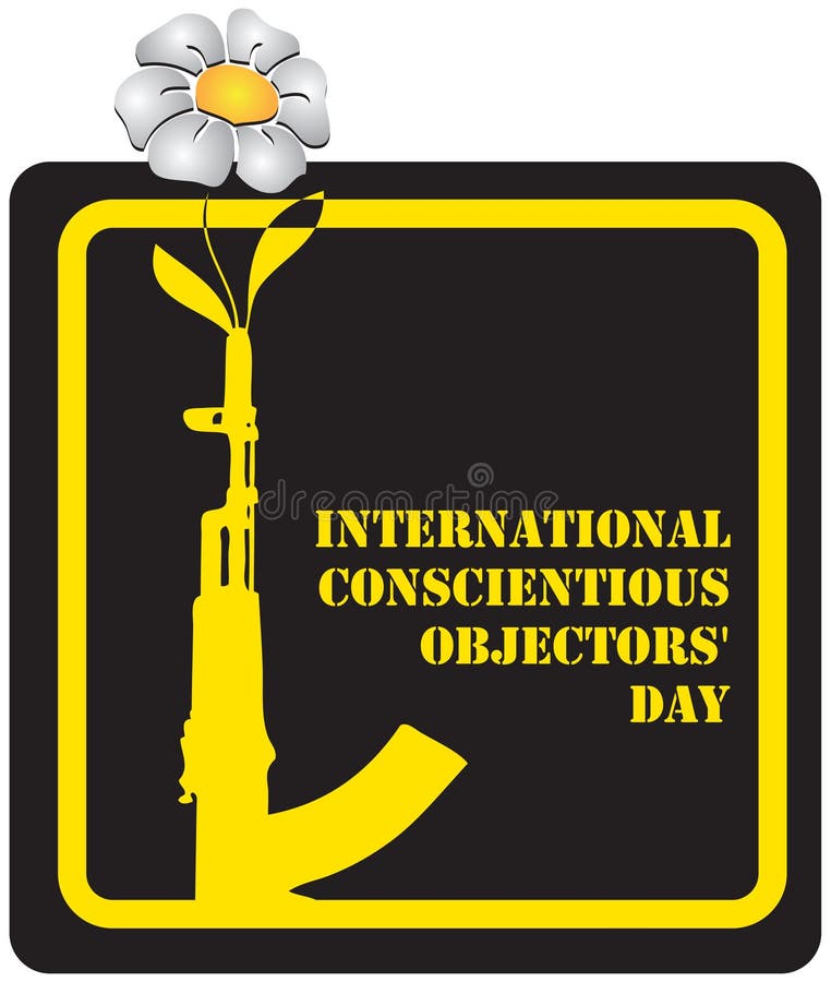 International Conscientious Objector Day Vector Concept Stock Vector ...