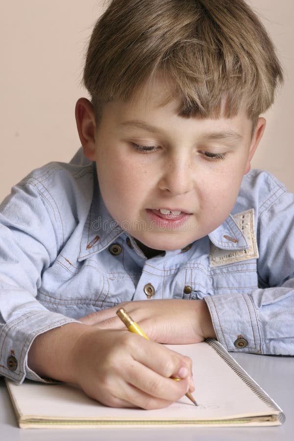 Conscientious worker stock image. Image of pencil, classroom - 195109