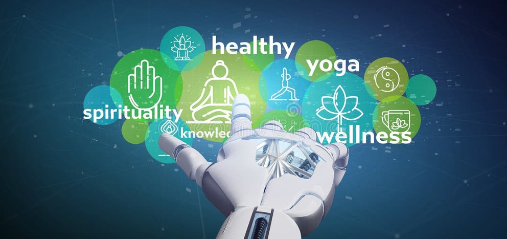 Conscious Head Icon on a Color Background Stock Illustration ...