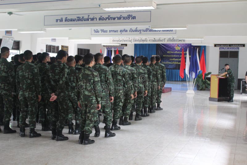 Conscription in Thailand editorial stock photo. Image of city - 70700303