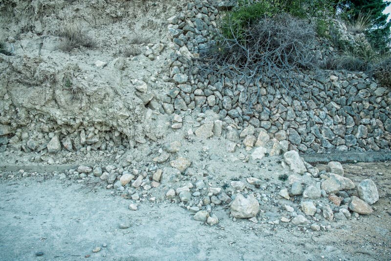 Consecuencias Del Alud De Lodo Imagen de archivo - Imagen de ...