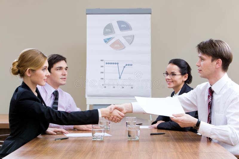 Consensus stock image. Image of gesture, handshake, businesspeople ...