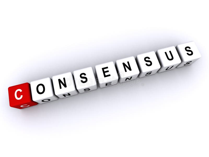 Consensus word cloud stock vector. Illustration of accepting - 177577500