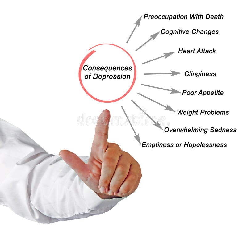 Consequences of Depression stock photo. Image of clinginess - 94354832