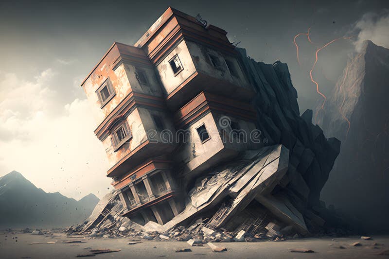 Consequences of an Earthquake in the City. Tectonic Plate Shift and ...