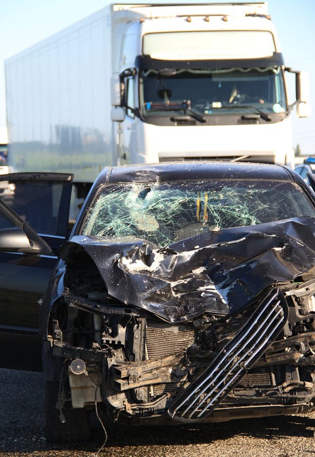 Consequences of a High-speed Collision between a Car and a Truck on the ...