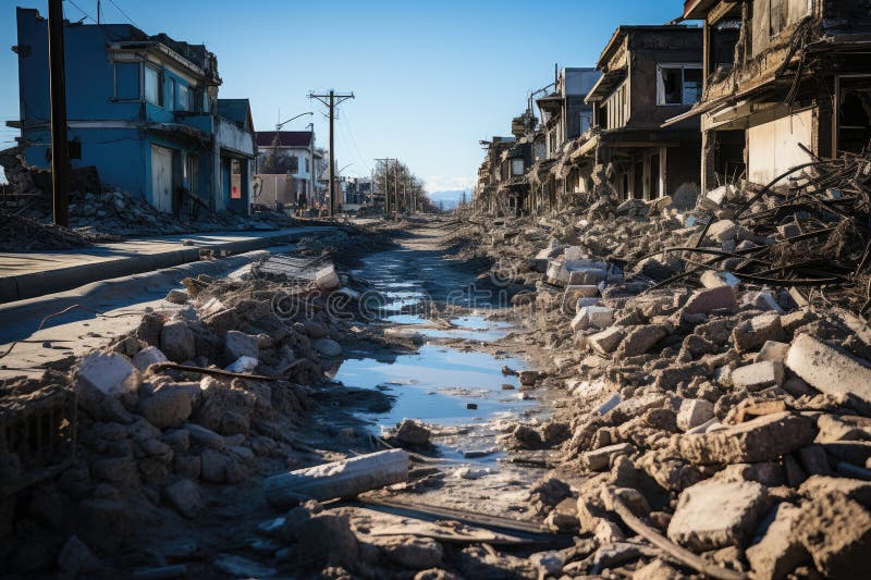 Powerful Earthquake, Showcasing the Devastating Impact of Seismic ...