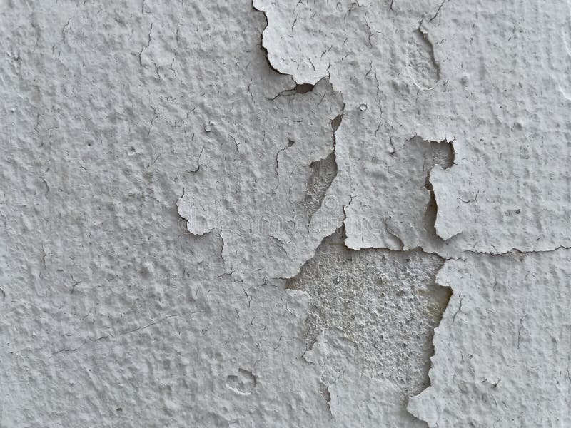 Consequences of Using Poor Quality Exterior Paint. Stock Image - Image ...