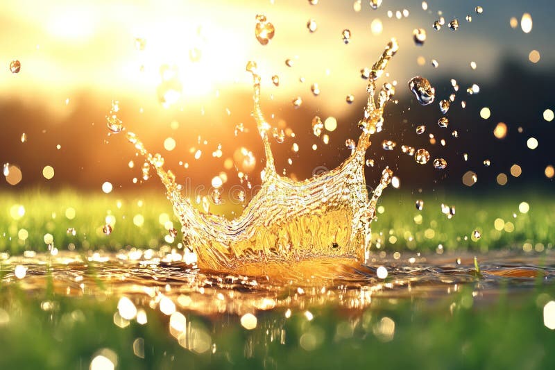 Conservation Crusade: Save Water, Stop Waste! Stock Illustration ...