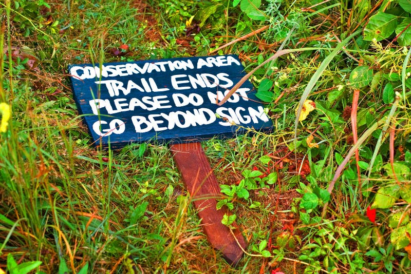 Conservation Sign stock image. Image of blazing, hazard - 5871719
