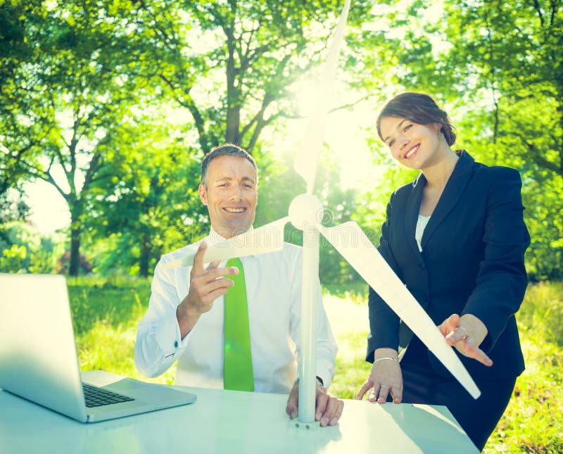 Conservative Businessman Running Green Business Stock Image - Image of ...