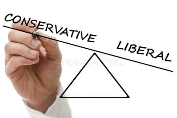 Conservative Versus Liberal Stock Photo - Image of choice, affiliation ...