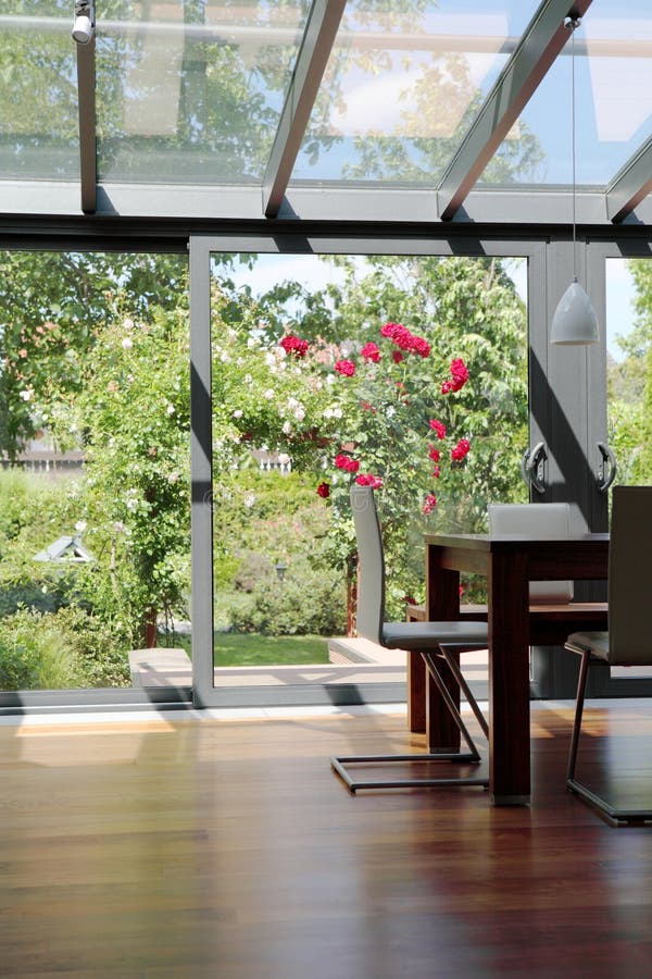 Conservatory stock image. Image of winter, dining, architecture - 19718335