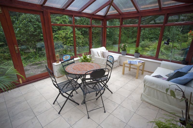 Balcony on conservatory stock photo. Image of house, exterior - 34670800